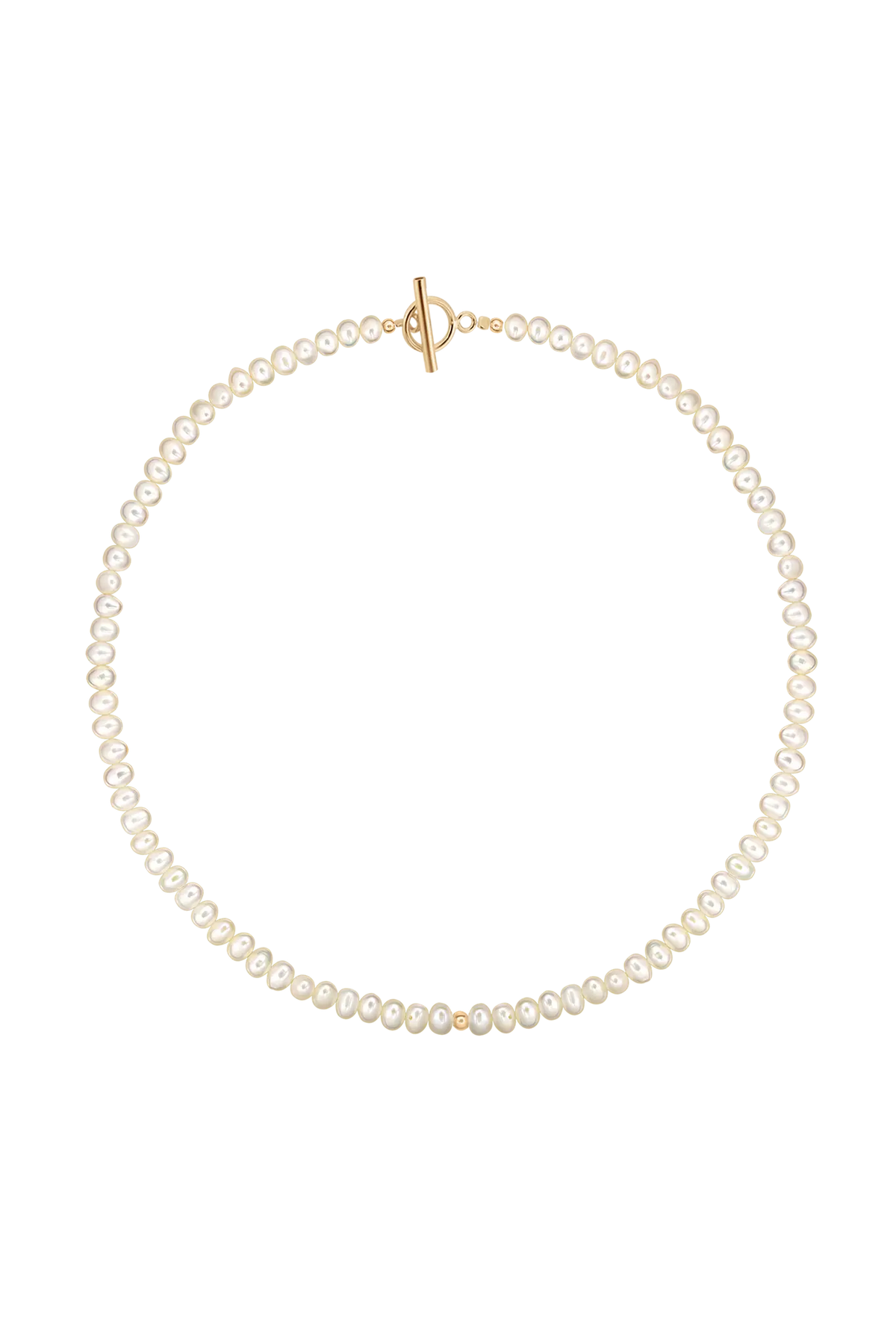 Colier Pearl Bead din Argint Placat si Perle | Lisa&Co.